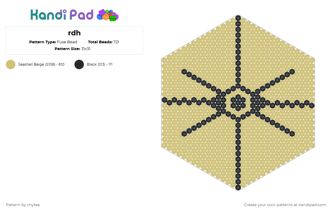 Rdh Fuse Bead Pattern - Kandi Pad | Kandi Patterns, Fuse Bead Patterns ...