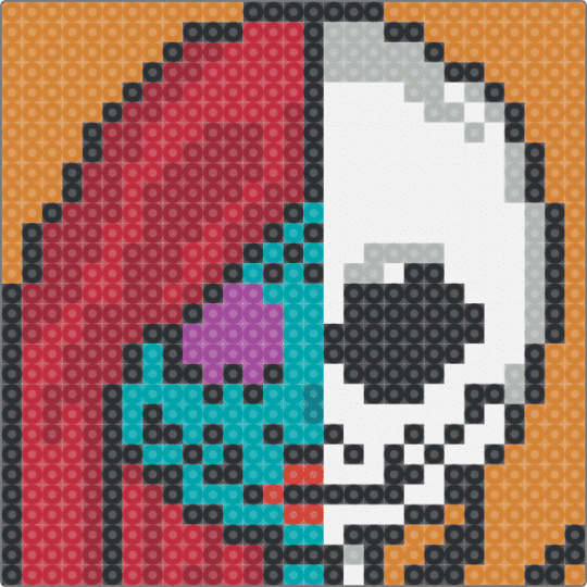Bluey Pony Bead Pattern - Kandi Pad | Kandi Patterns, Fuse Bead ...