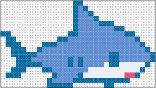 Shark Fuse Bead Patterns - Gallery - Kandi Pad | Kandi Patterns, Fuse ...