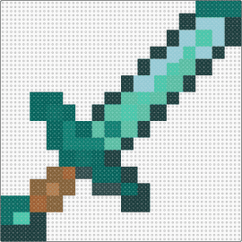 Minecraft Sword Fuse Bead Patterns - Gallery - Kandi Pad | Kandi ...