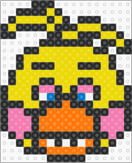 Toy Chica No Beak Fuse Bead Pattern Kandi Pad Kandi Patterns Fuse