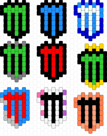 Minecraft logo Fuse Bead Pattern - Kandi Pad | Kandi Patterns, Fuse ...