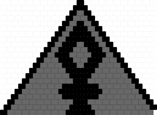 Goth Pony Bead Patterns - Gallery - Kandi Pad | Kandi Patterns, Fuse ...
