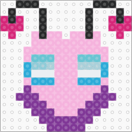 Flyte charm DANDYS WORLD Fuse Bead Pattern - Kandi Pad | Kandi Patterns ...