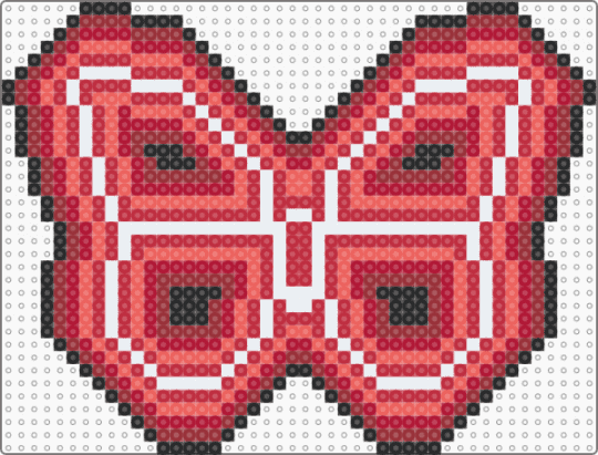 Moth Fuse Bead Patterns - Gallery - Kandi Pad | Kandi Patterns, Fuse ...