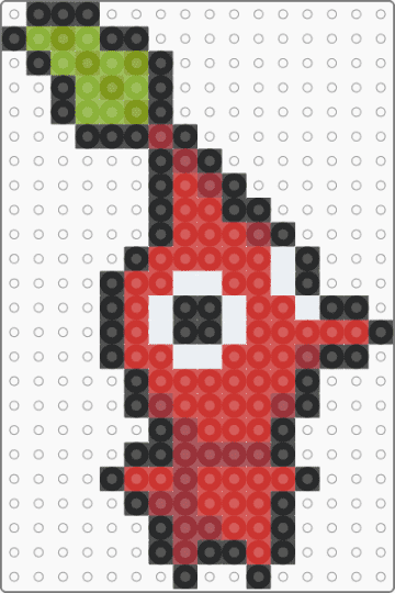 Pikmin Teto Fuse Bead Pattern - Kandi Pad | Kandi Patterns, Fuse Bead ...