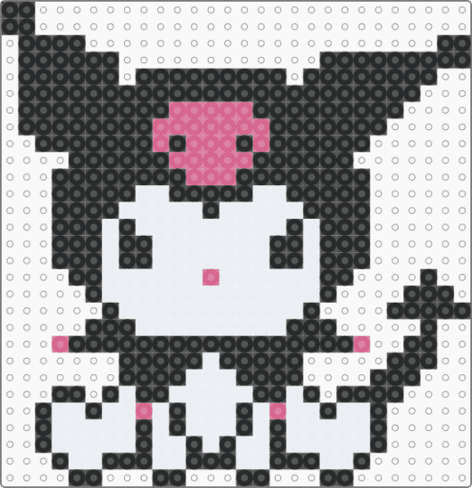 Kuromi Fuse Bead Patterns - Gallery - Kandi Pad | Kandi Patterns, Fuse ...