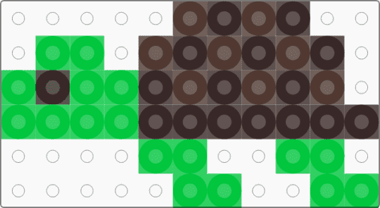 Turtle Fuse Bead Patterns - Gallery - Kandi Pad | Kandi Patterns, Fuse ...