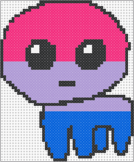 Bisexual Fuse Bead Patterns - Gallery - Kandi Pad | Kandi Patterns ...