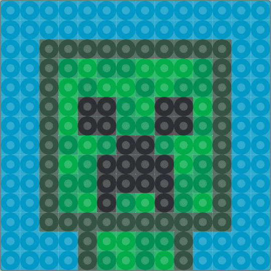 Creeper Fuse Bead Patterns - Gallery - Kandi Pad | Kandi Patterns, Fuse ...