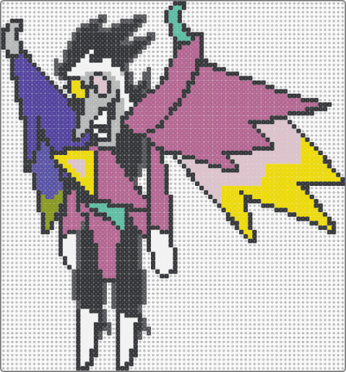 Spamton Fuse Bead Patterns - Gallery - Kandi Pad | Kandi Patterns, Fuse ...
