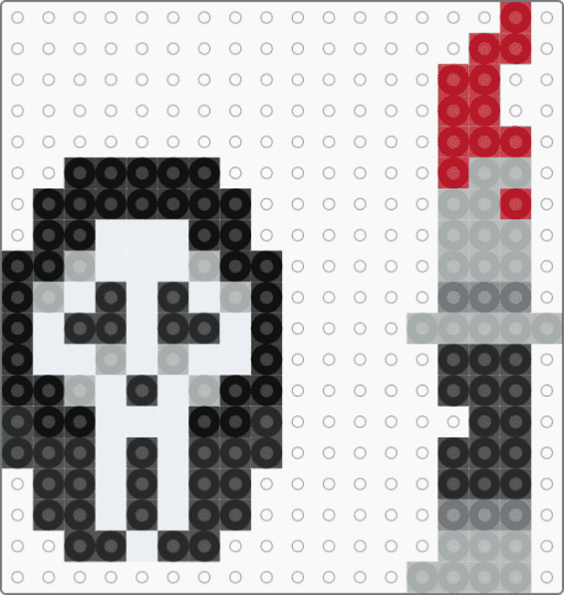 Scream Fuse Bead Patterns - Gallery - Kandi Pad | Kandi Patterns, Fuse ...