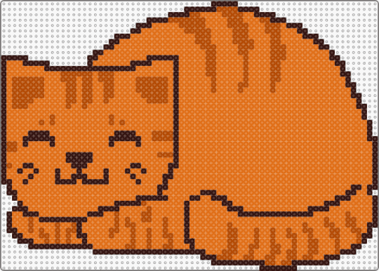 Kitten Fuse Bead Pattern - Kandi Pad | Kandi Patterns, Fuse Bead ...