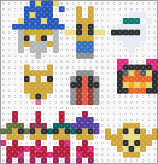Ena Fuse Bead Patterns - Gallery - Kandi Pad | Kandi Patterns, Fuse ...