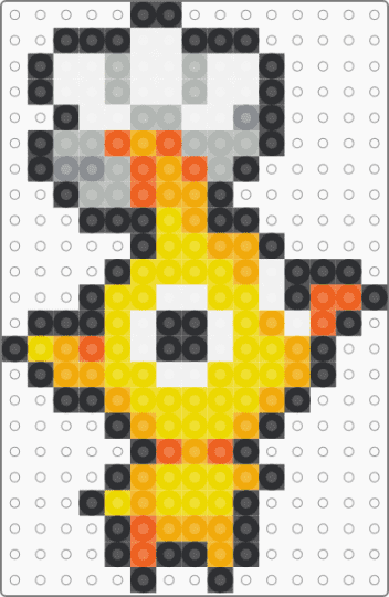 Red Pikmin Fuse Bead Pattern - Kandi Pad | Kandi Patterns, Fuse Bead ...