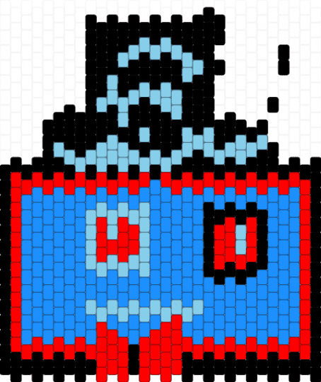 Vox Pony Bead Patterns - Gallery - Kandi Pad | Kandi Patterns, Fuse ...