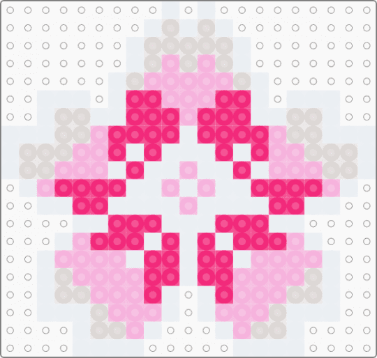 Winged Pikmin - Flower Fuse Bead Pattern - Kandi Pad | Kandi Patterns ...