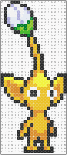 Pikmin knuckles Fuse Bead Pattern - Kandi Pad | Kandi Patterns, Fuse ...