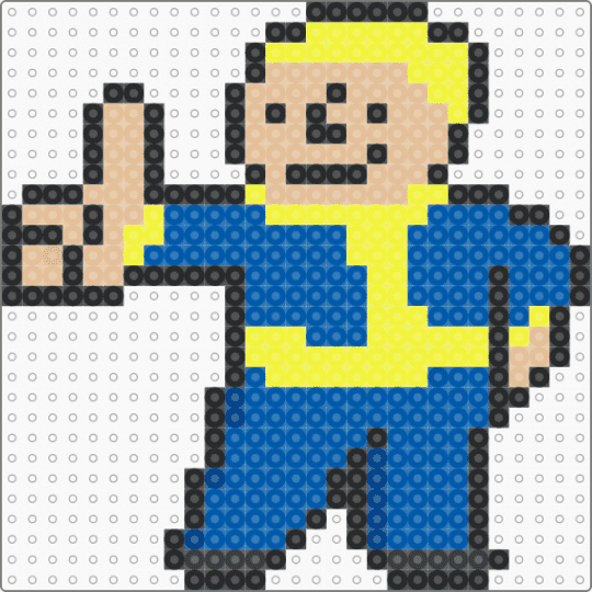 Fallout Fuse Bead Patterns - Gallery - Kandi Pad | Kandi Patterns, Fuse ...