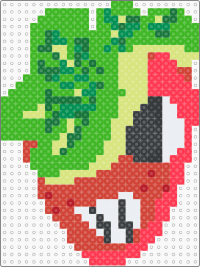 Sprout Fuse Bead Patterns - Gallery - Kandi Pad | Kandi Patterns, Fuse ...