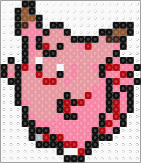 Clefable Fuse Bead Patterns - Gallery - Kandi Pad | Kandi Patterns ...