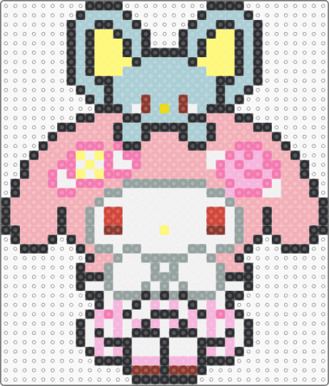 Sanrio Collection - Kandi Pad | Kandi Patterns, Fuse Bead Patterns ...