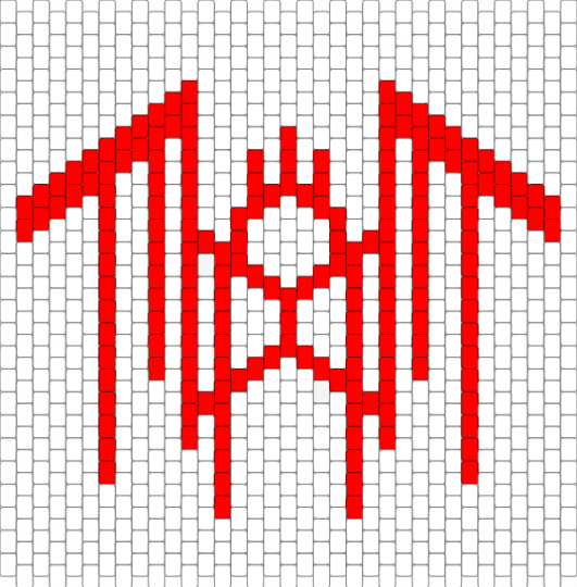 Sleep Token Pony Bead Patterns - Gallery - Kandi Pad | Kandi Patterns ...