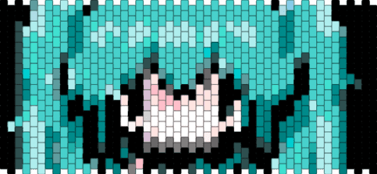Miku Collection - Kandi Pad | Kandi Patterns, Fuse Bead Patterns, Pony ...