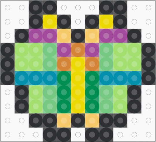 Moth Fuse Bead Patterns - Gallery - Kandi Pad | Kandi Patterns, Fuse ...