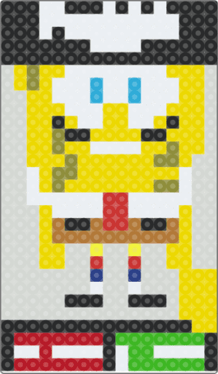 Spongebob Fuse Bead Patterns - Gallery - Kandi Pad | Kandi Patterns ...
