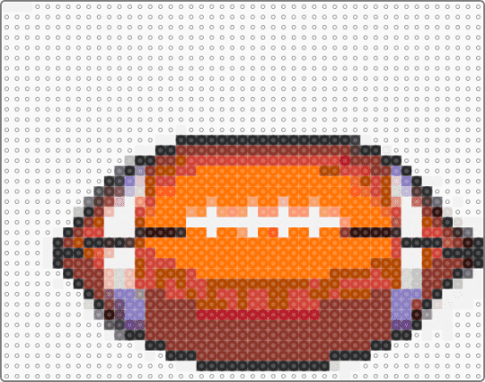 Football Fuse Bead Patterns - Gallery - Kandi Pad | Kandi Patterns ...