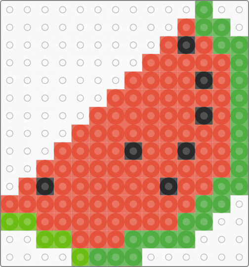 Watermelon Fuse Bead Patterns - Gallery - Kandi Pad | Kandi Patterns ...