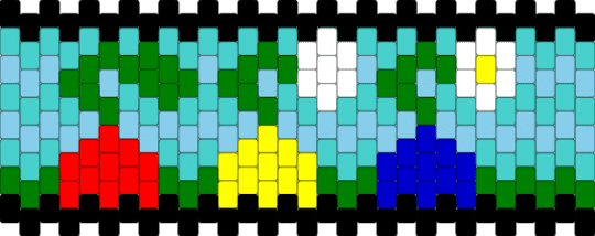 Pikmin knuckles Fuse Bead Pattern - Kandi Pad | Kandi Patterns, Fuse ...