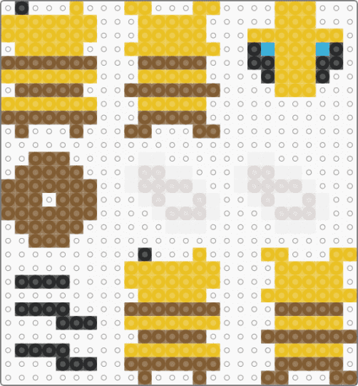 Minecraft Bee Fuse Bead Patterns - Gallery - Kandi Pad | Kandi Patterns ...
