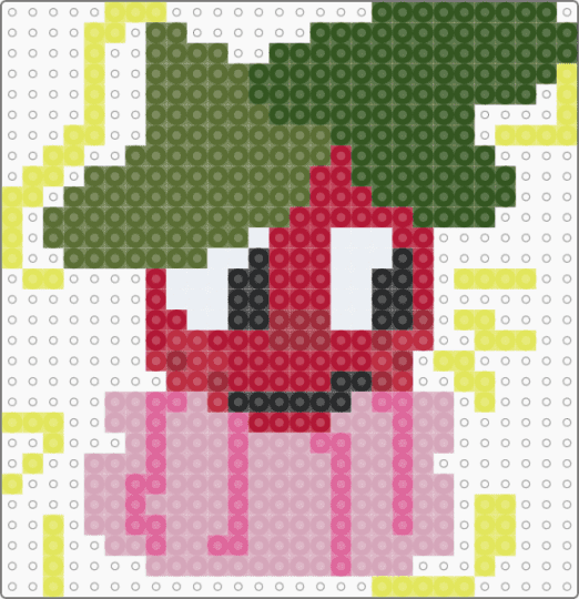 Sprout Fuse Bead Patterns - Gallery - Kandi Pad | Kandi Patterns, Fuse ...