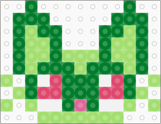 Sprigatito Fuse Bead Patterns - Gallery - Kandi Pad | Kandi Patterns ...