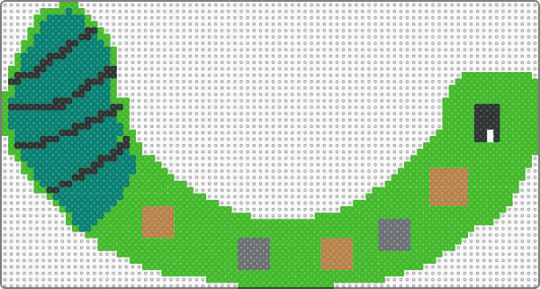 Snake Fuse Bead Patterns - Gallery - Kandi Pad | Kandi Patterns, Fuse ...