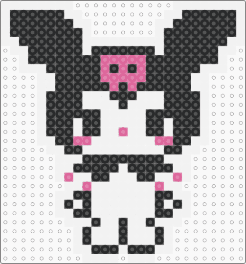 Kuromi Fuse Bead Patterns - Gallery - Kandi Pad | Kandi Patterns, Fuse ...