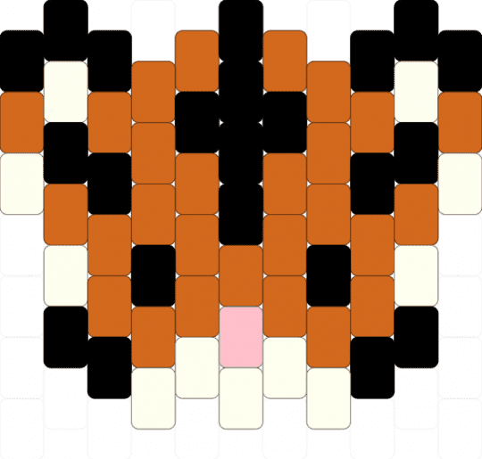KPop Demon Hunters Derpy Tiger Pony Bead Pattern - Kandi Pad | Kandi ...