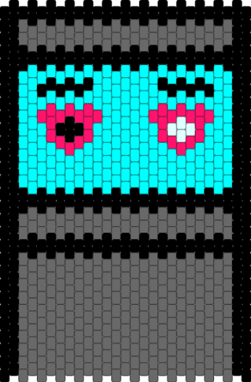 Vox Pony Bead Patterns - Gallery - Kandi Pad | Kandi Patterns, Fuse ...