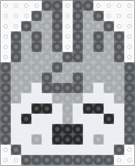 Raccoon Pony Bead Pattern - Kandi Pad | Kandi Patterns, Fuse Bead ...
