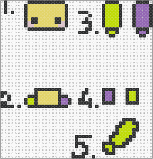 Looey Fuse Bead Patterns - Gallery - Kandi Pad | Kandi Patterns, Fuse ...