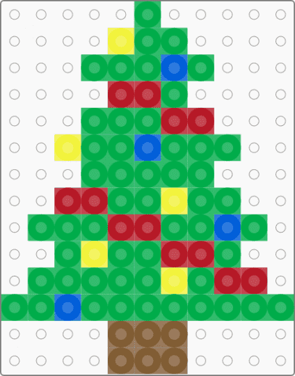 Tree Fuse Bead Pattern - Kandi Pad | Kandi Patterns, Fuse Bead Patterns ...