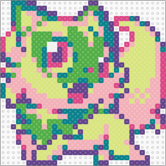 Sprigatito Fuse Bead Patterns - Gallery - Kandi Pad | Kandi Patterns ...
