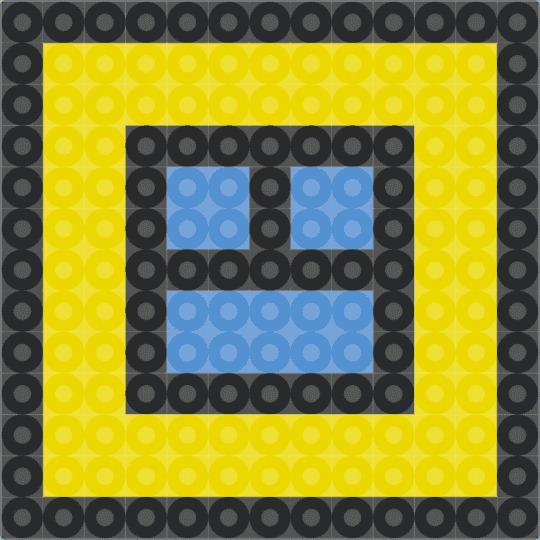 Geometry Dash Fuse Bead Patterns - Gallery - Kandi Pad | Kandi Patterns ...