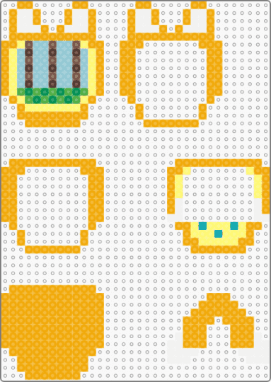 Tails Fuse Bead Patterns - Gallery - Kandi Pad | Kandi Patterns, Fuse ...