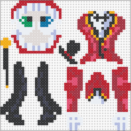 TADC The Amazing Digital Circus Censor Bar Large Perler Fuse Bead ...