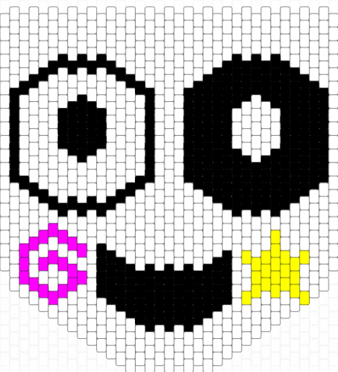 TADC The Amazing Digital Circus Censor Bar Large Perler Fuse Bead ...