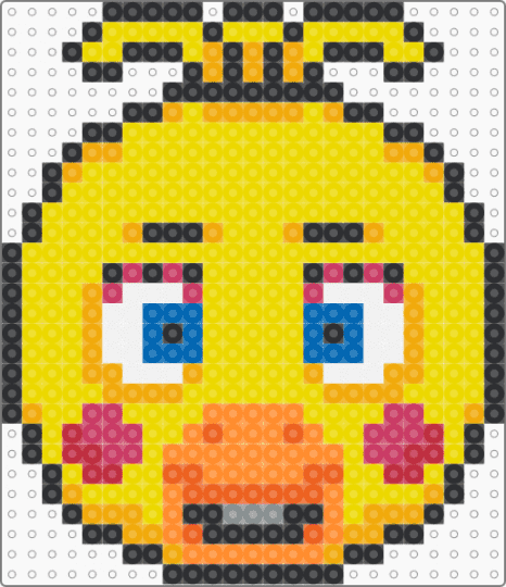 Toy Chica Fuse Bead Patterns - Gallery - Kandi Pad | Kandi Patterns ...