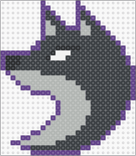Wolf Fuse Bead Patterns - Gallery - Kandi Pad | Kandi Patterns, Fuse ...